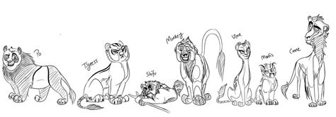 Kung Fu Lions Sketches By Wolf Chalk On Deviantart