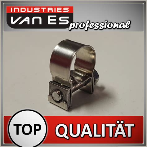 Schlauchschellen W Edelstahl Mini Spannbackenschellen Mm EBay