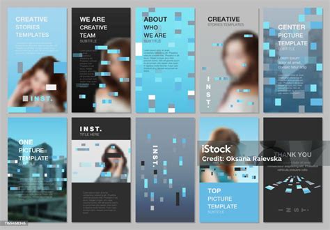 Desain Cerita Jejaring Sosial Kreatif Spanduk Vertikal Atau Templat