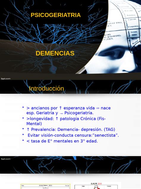 11 A Psicogeriatria Demencias Parte Uno Pdf Depresión Estado De