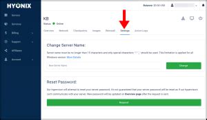 How To Reset The Administrator Password Using Hyonix Portal
