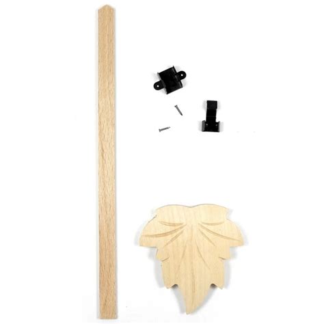 Cuckoo Clock Maple Leaf Wooden Pendulum 190mm Leaf 60 X 65mm Clocks