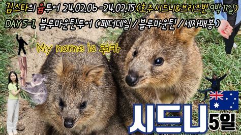 호주🇦🇺 5 1 블루마운틴투어 페더데일 블루마운틴 세자매봉 Youtube