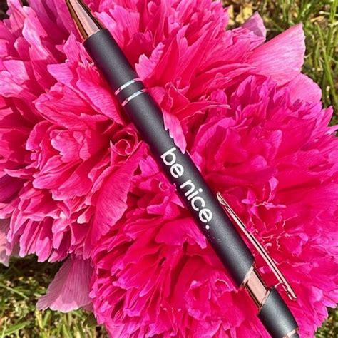 Be Nice Mineral Alpha Soft Touch Stylus Pen With Rose Gold Trim Be Nice