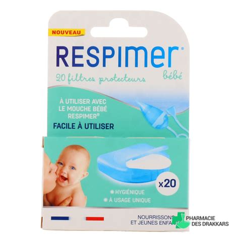 Respimer Recharge De 20 Filtres Protecteurs Pour Mouche Bébé