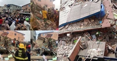 Lagos Building Collapses On Prostitute And Client During Sex