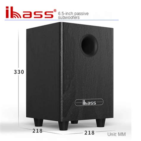 Ibass 65 인치 패시브 과체중 서브 우퍼 100w 고출력 홈 앰프 자동차 Sw 서브 우퍼 출력 홈 시어터 Hifi 시스템