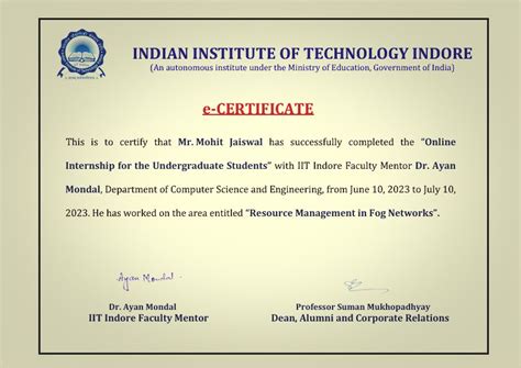 Mohit Jaiswal On Linkedin Successfully Finished The Virtual Internship Program Under The