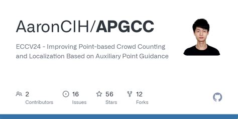 Github Aaroncih Apgcc Eccv Improving Point Based Crowd Counting