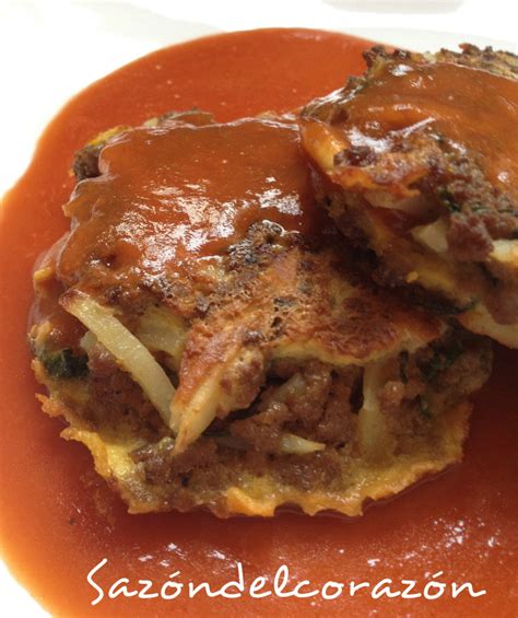 Sazón Del Corazón Tortitas De Carne Molida