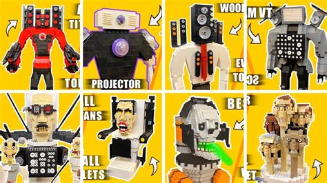 LEGO Skibidi Toilet MEGA COMPILATION YouTube