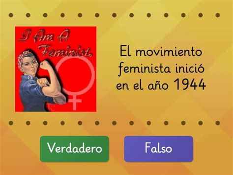 Movimientos Sociales Feministas True Or False