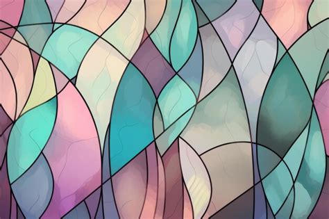 Premium Ai Image Colourful Glass Pattern Created Using Generative Ai