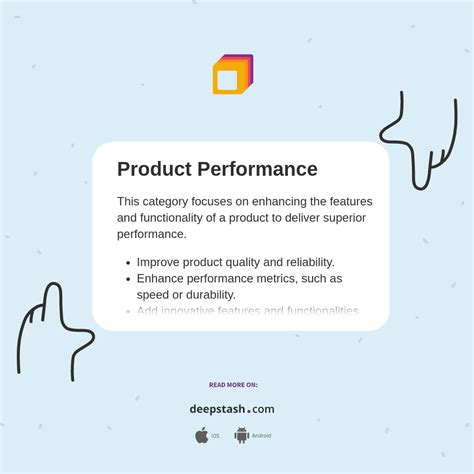 Product Performance Deepstash