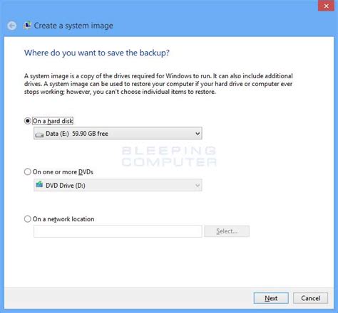 How To Create A Windows System Image In Windows And Windows