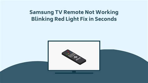 Samsung TV Remote Not Working Blinking Red Light FIXED GlitchesEverywhere