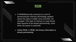 Semiconductor Memories Ram Rom Pptx