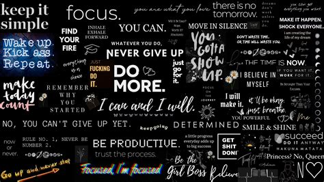 Inspirational Multilingual Quote On Black Background