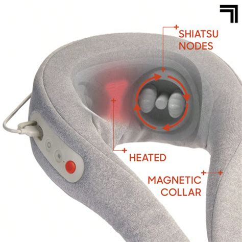 Neck And Shoulder Massager With Heat Electric Shiatsu Back Massager