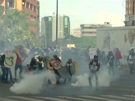 Venezuela Protest Pro Government Supporter Set On Fire As Death Toll