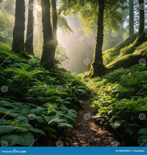 Canopy Temperate Deciduous Forest Stock Illustration Cartoondealer