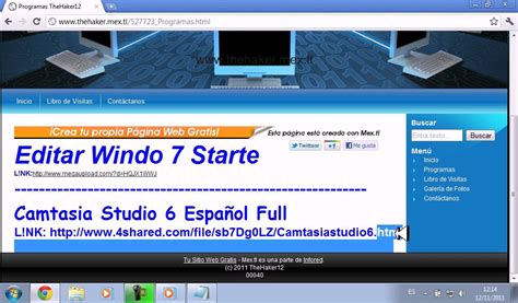 Descargar Camtasia Studio 6 Full Español YouTube