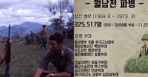 실제 베트남 전쟁에 파병됐던 20대 한국 병사들 지식의 정석