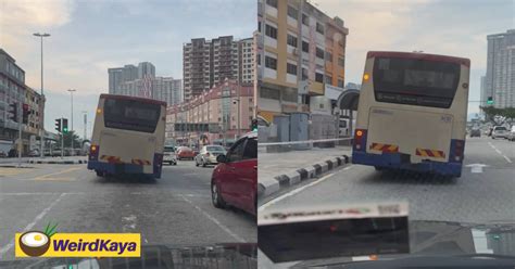 Viral Video Shows Tilted Rapidkl Bus Cruising In Gombak Leaves
