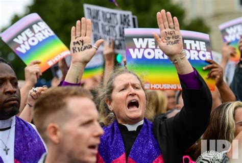 Photo Demonstrators Rally As The Supreme Court Hears Arguments On