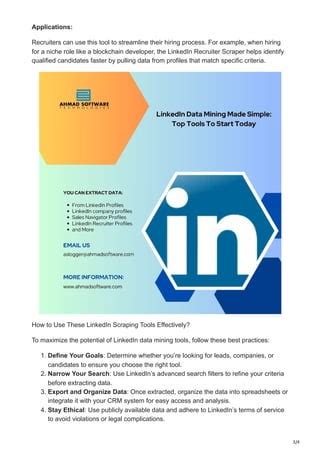 LinkedIn Data Mining Made Simple Top Tools To Start Today Pdf