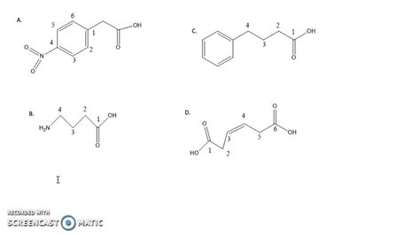 Solveddraw A Structural Formula For Each Carboxylic Acid A 4