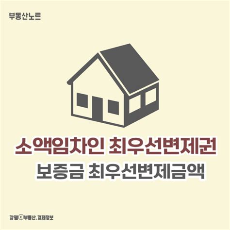 소액임차인 최우선변제권 뜻 월세 보증금 최우선 변제금액 네이버 블로그