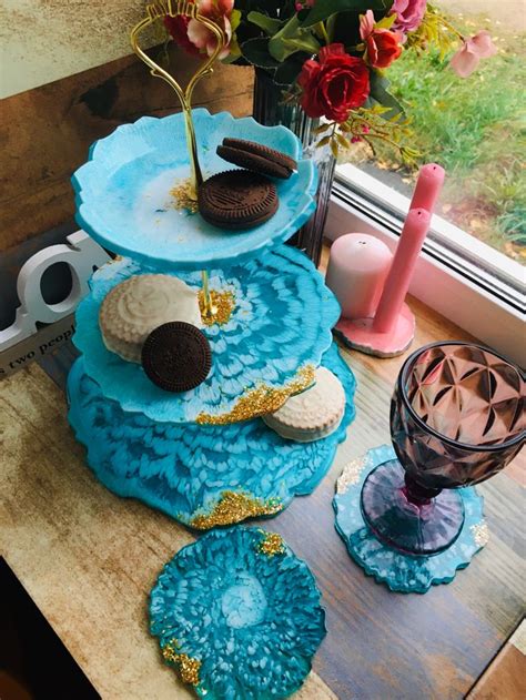 Посуда из эпоксидной смолы Desserts Food Cake