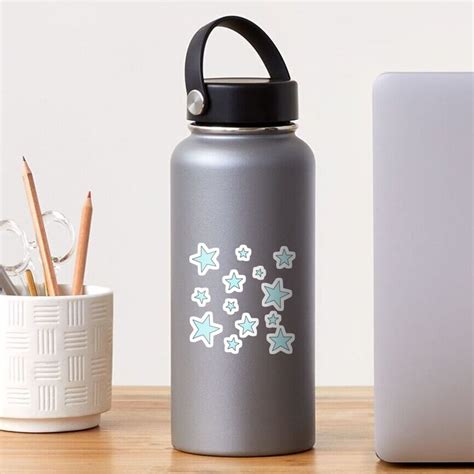 Cute Turquoise Pack Of Stars Sticker By Pastel Paletted Redbubble