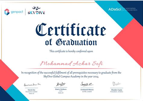 Mohammad Azhar Sofi On Linkedin Genpact Nextgengenpact Skydive Dataengineering Opportunity