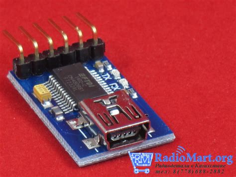 Преобразователь Usb Uart на Ftdi Ft232rl Radiomart Kz Робототехника и радиодетали
