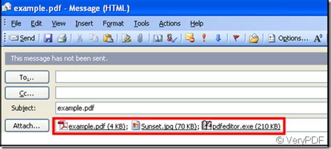 You Can Send A Pdf File As An Email To Your Friend By Use Of Verypdf