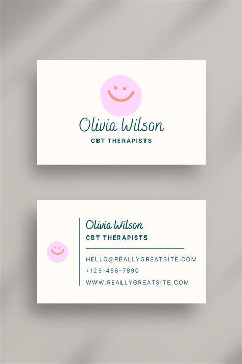 10 Therapist And Mental Health Business Card Design Ideas