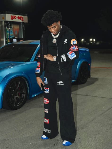 Yungeen Ace Wearing A Bottega Desires Racing Hoodie Sweatpants