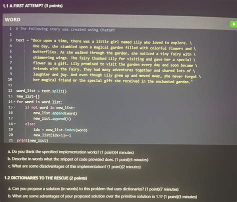 Solved 1 1 And 1 2 Are Short Answer 1 3 Is A Coding Question Chegg