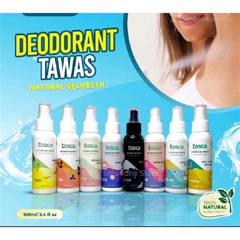 Jual NATURAL DEODORANT SPRAY Ml DEODORANT TAWAS CAIR AMPUH MENGHILANGKAN ABU BADAN