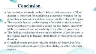 Flood Risk Assessment Using Remote Sensing And Gis Pptx