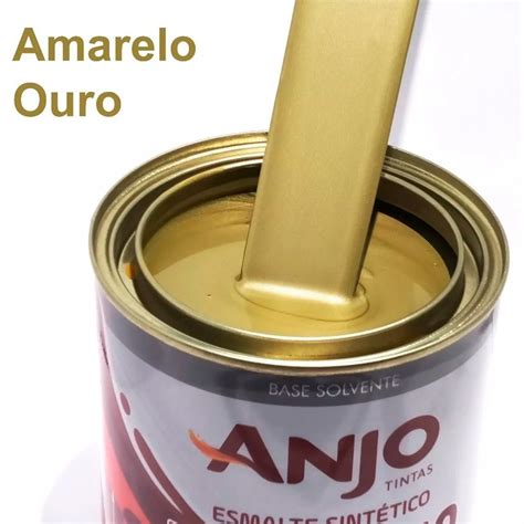 Tinta Esmalte Sintético Metálico Plus 900ml Anjo Cores R 37 90 em