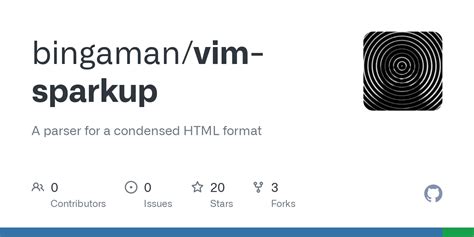 github bingaman vim sparkup a parser for a condensed html format
