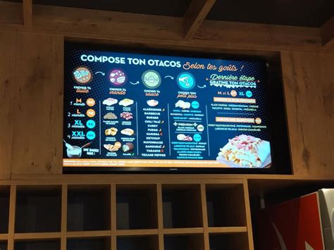 Menu At Otacos Restaurant Paris 212 Av De Versailles