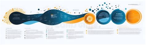 Colorful Abstract Data Flow Infographic Design For Business Use Stock