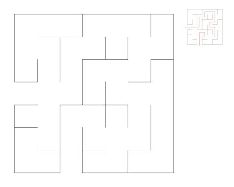 Premium Vector Square Maze Logic Game With Labyrinths Maze Game A