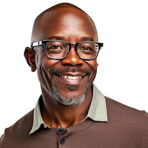 Portret Szcz Liwy U Miechni Ty Biznes W Rednim Wieku Black African