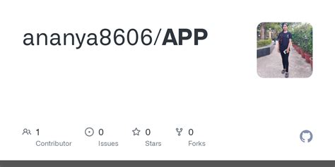 GitHub Ananya APP