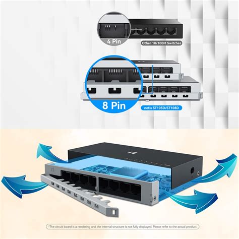 NETIS ST105D 5 Port Fast Ethernet Switch